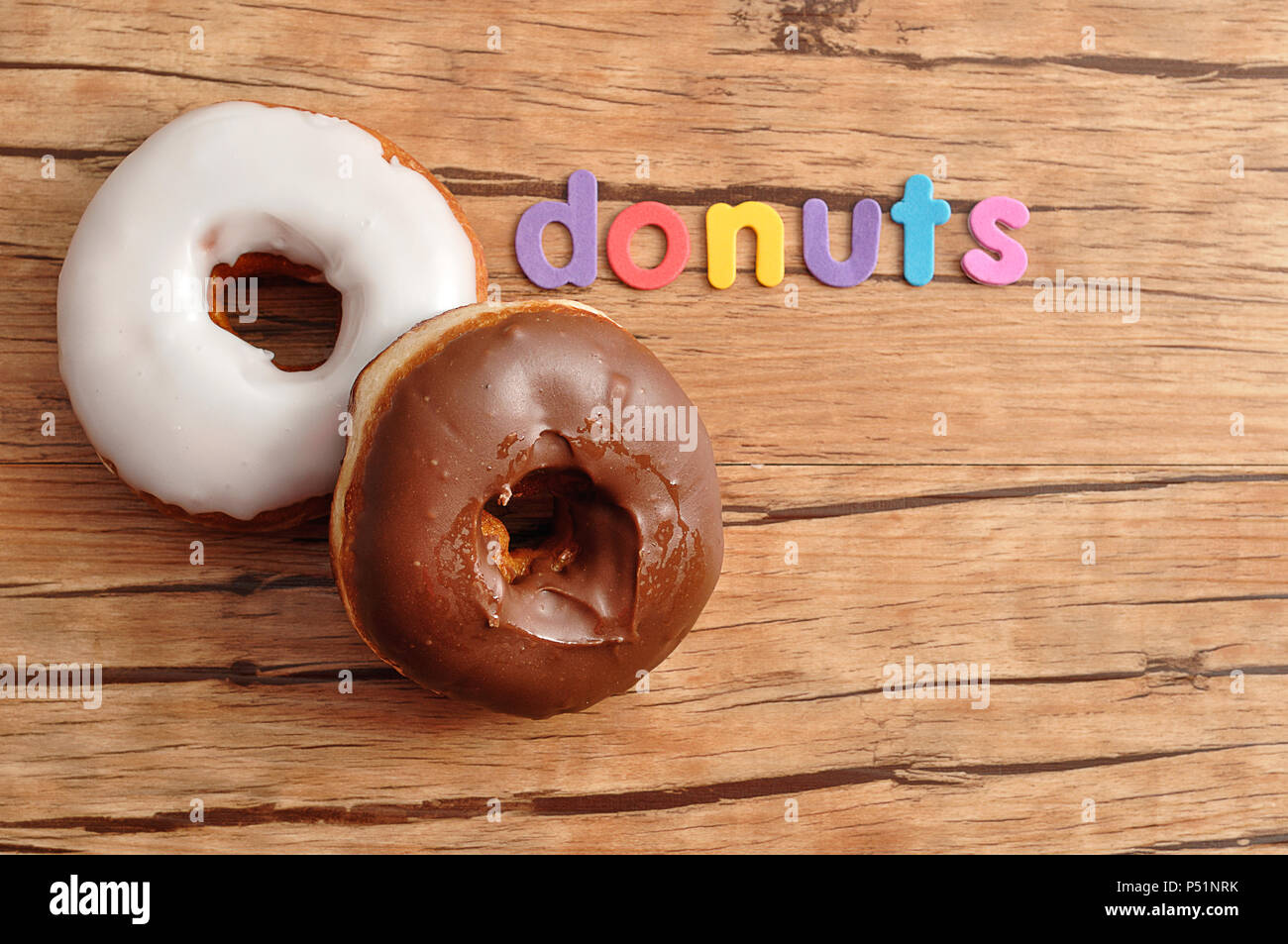 Word donuts hi-res stock photography and images - Alamy