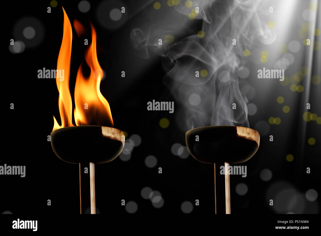 Torchlight energy hi-res stock photography and images - Alamy