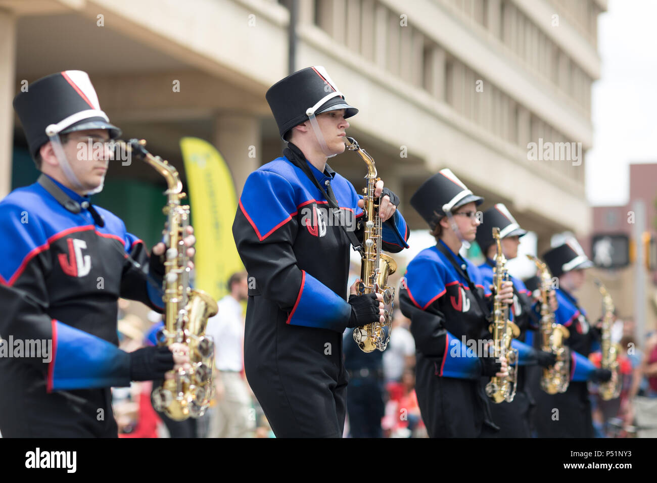 American High School Patriots Band High Resolution Stock Photography ...