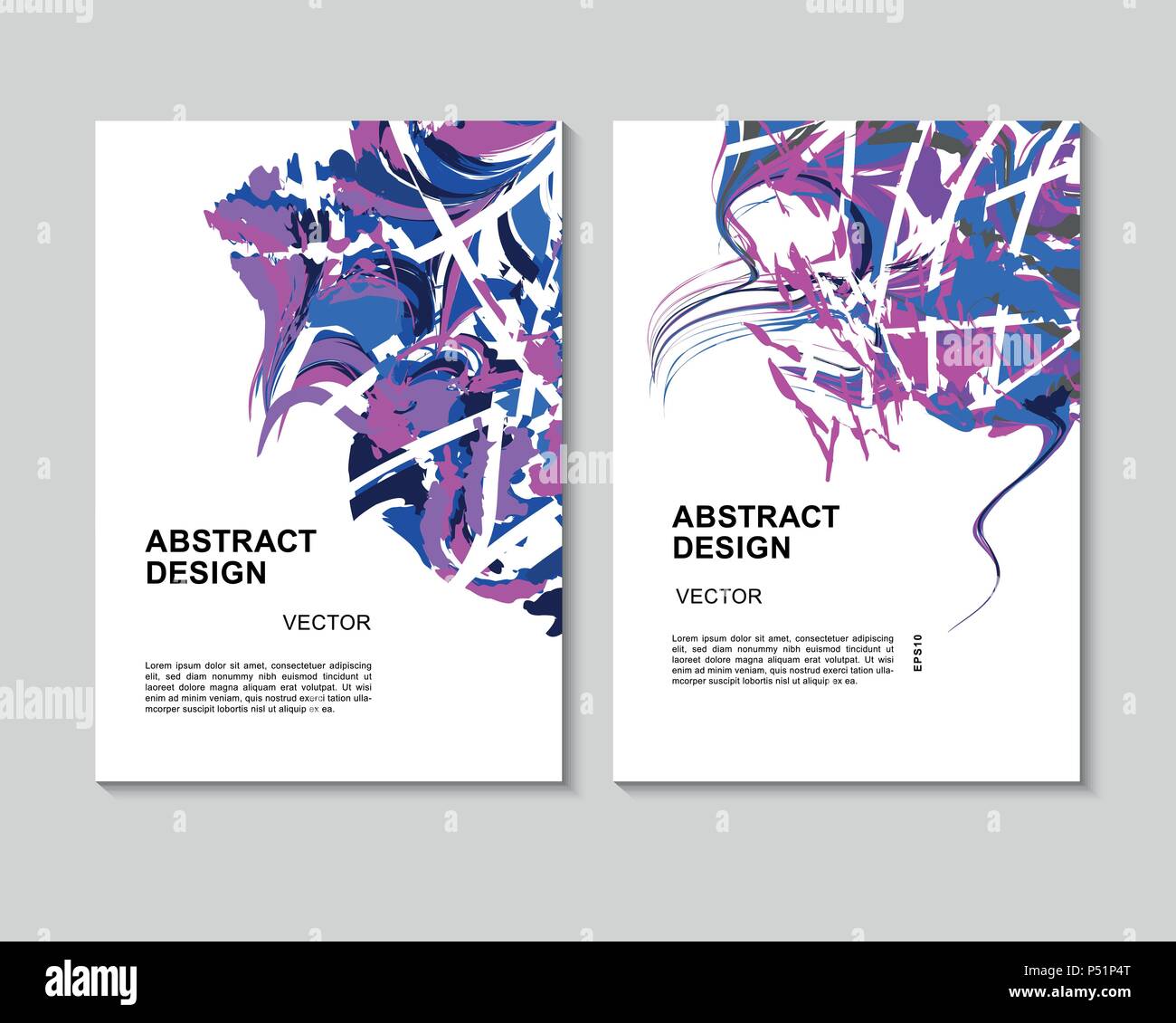 Colorful book cover page Stock Vector Images - Alamy