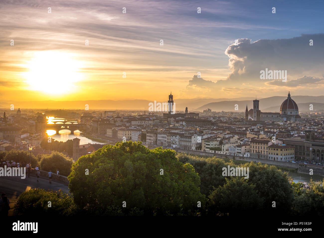 Florence iconic landmarks hi-res stock photography and images - Alamy