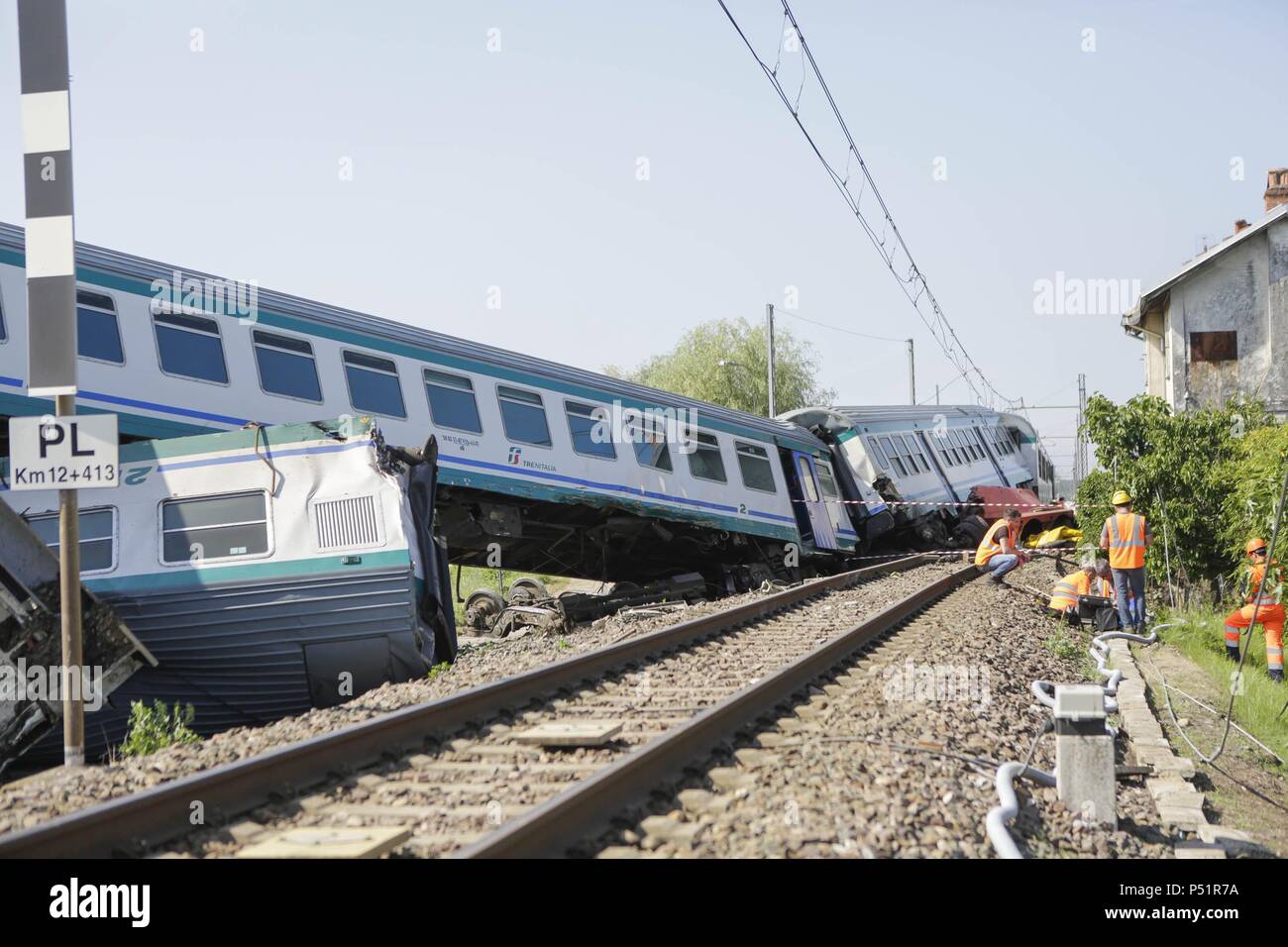 Smashed through a crash barrier hi-res stock photography and images - Alamy