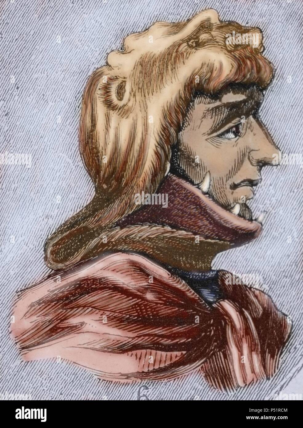 Sisenand (ca. 605Ð636). Visigothic King of Hispania, Septimania and ...