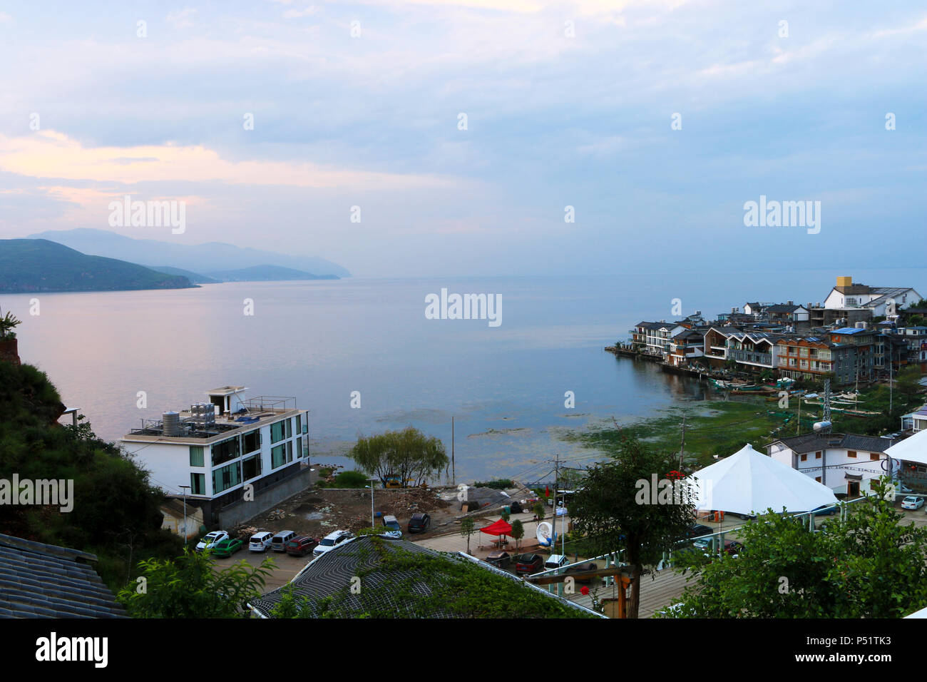The morning of Dali Erhai in Yunnan, China Stock Photo - Alamy