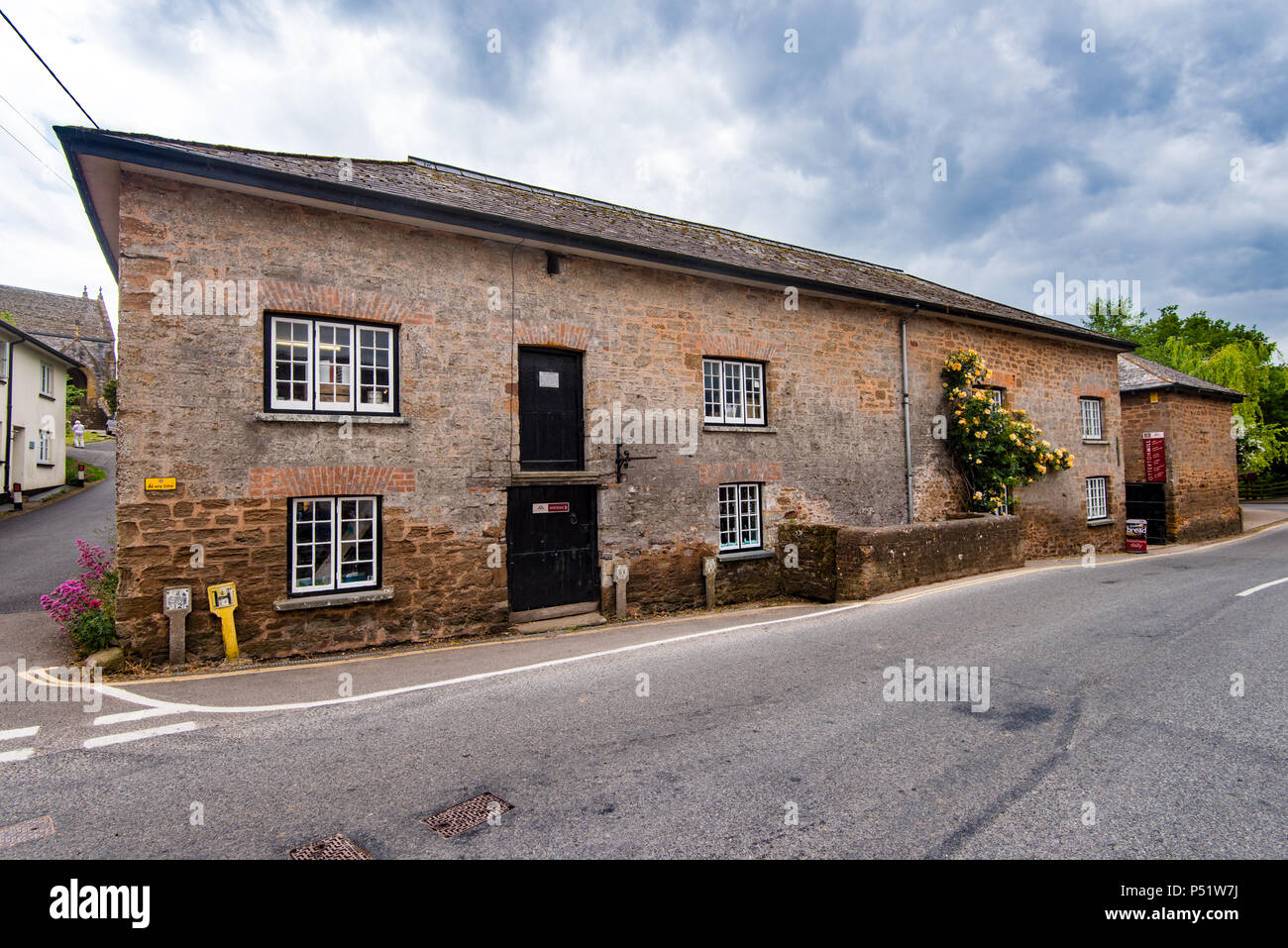 OTTERTON, BUDLEIGH SALTERTON, DEVON, UK - 15JUN2018: Otterton Mill is a ...