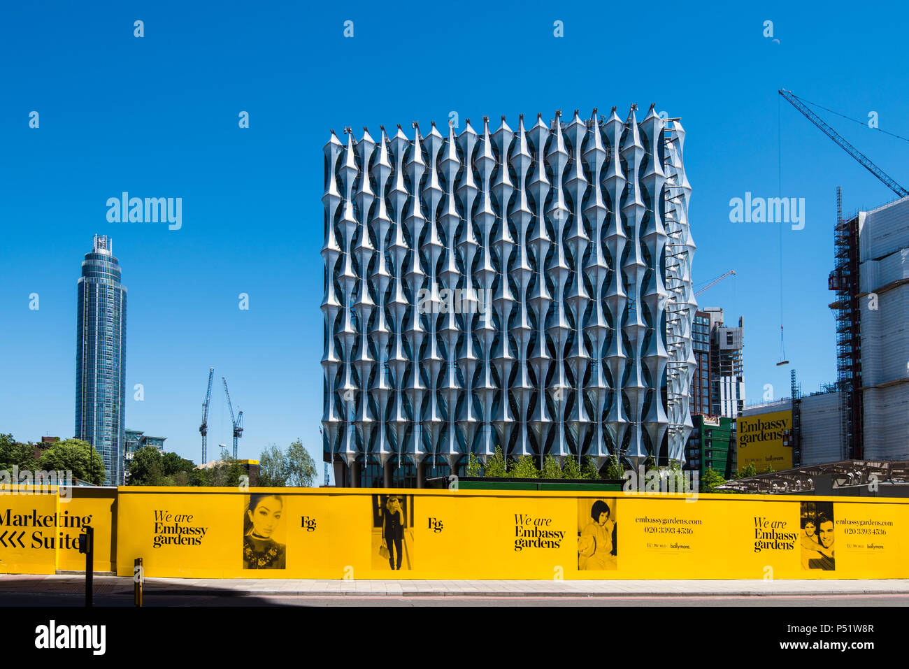 Embassy of the united states of america in london hi-res stock ...