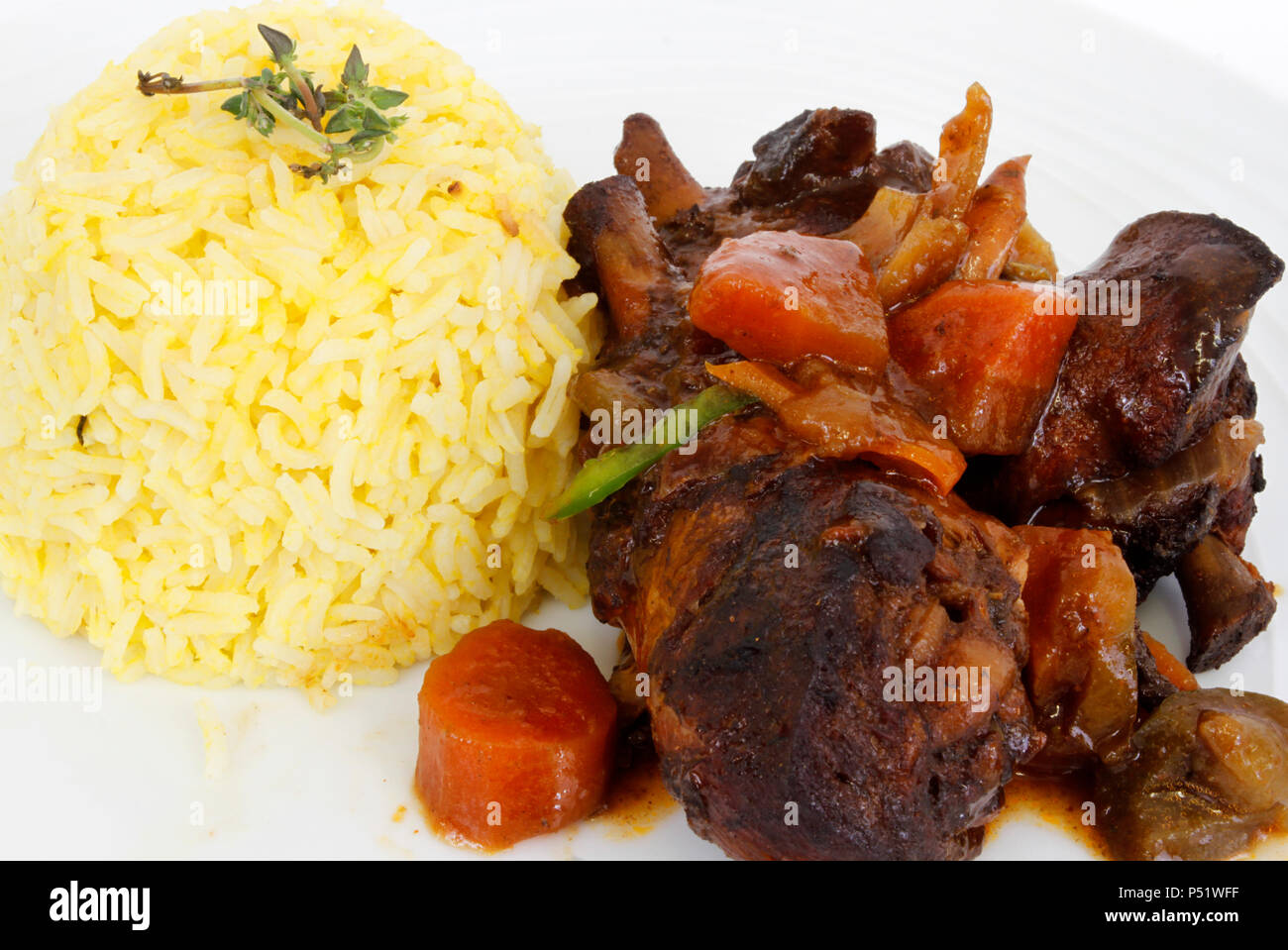 Traditional Caribbean cookery Stock Photo - Alamy