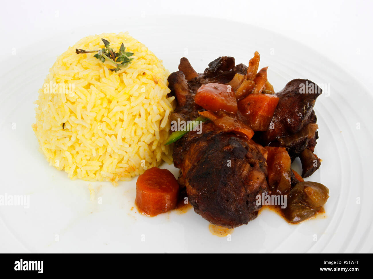 Traditional Caribbean cookery Stock Photo - Alamy