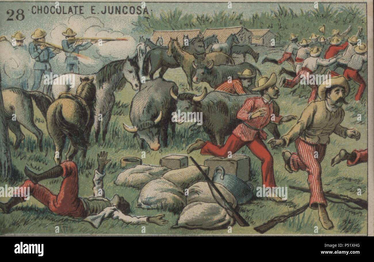 Guerra de Cuba (1896-1898). Penetración en los campos libres de Cuba ...