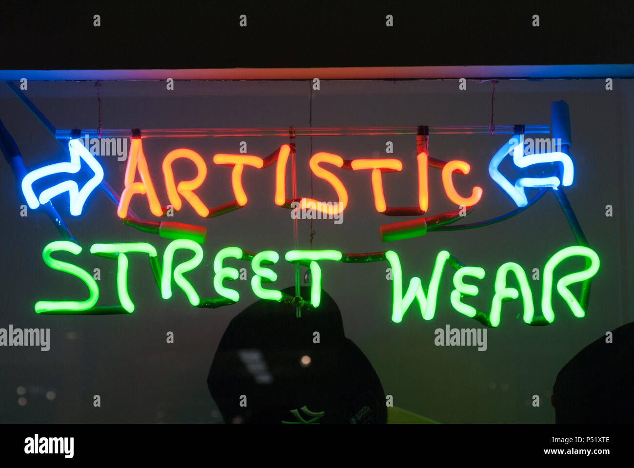 Windows neon hi-res stock photography and images - Alamy