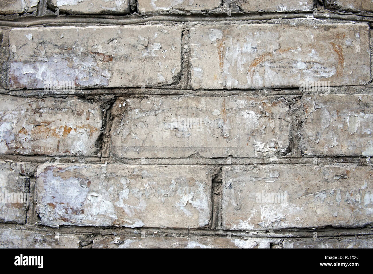 A wall made of bricks close up Stock Photo - Alamy