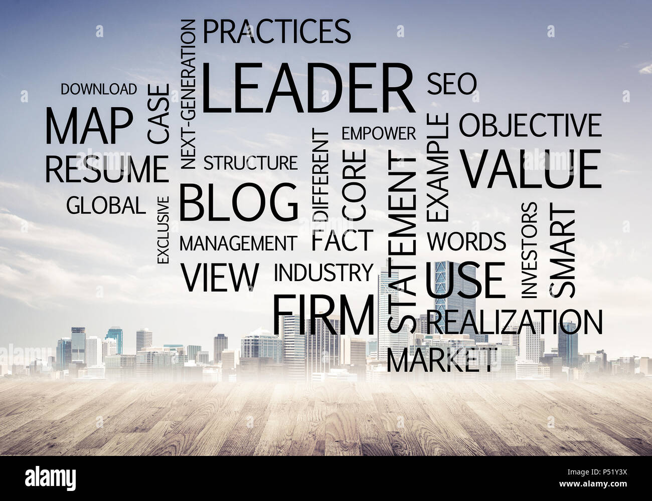 Business conceptual words as keys to success and company growth Stock ...