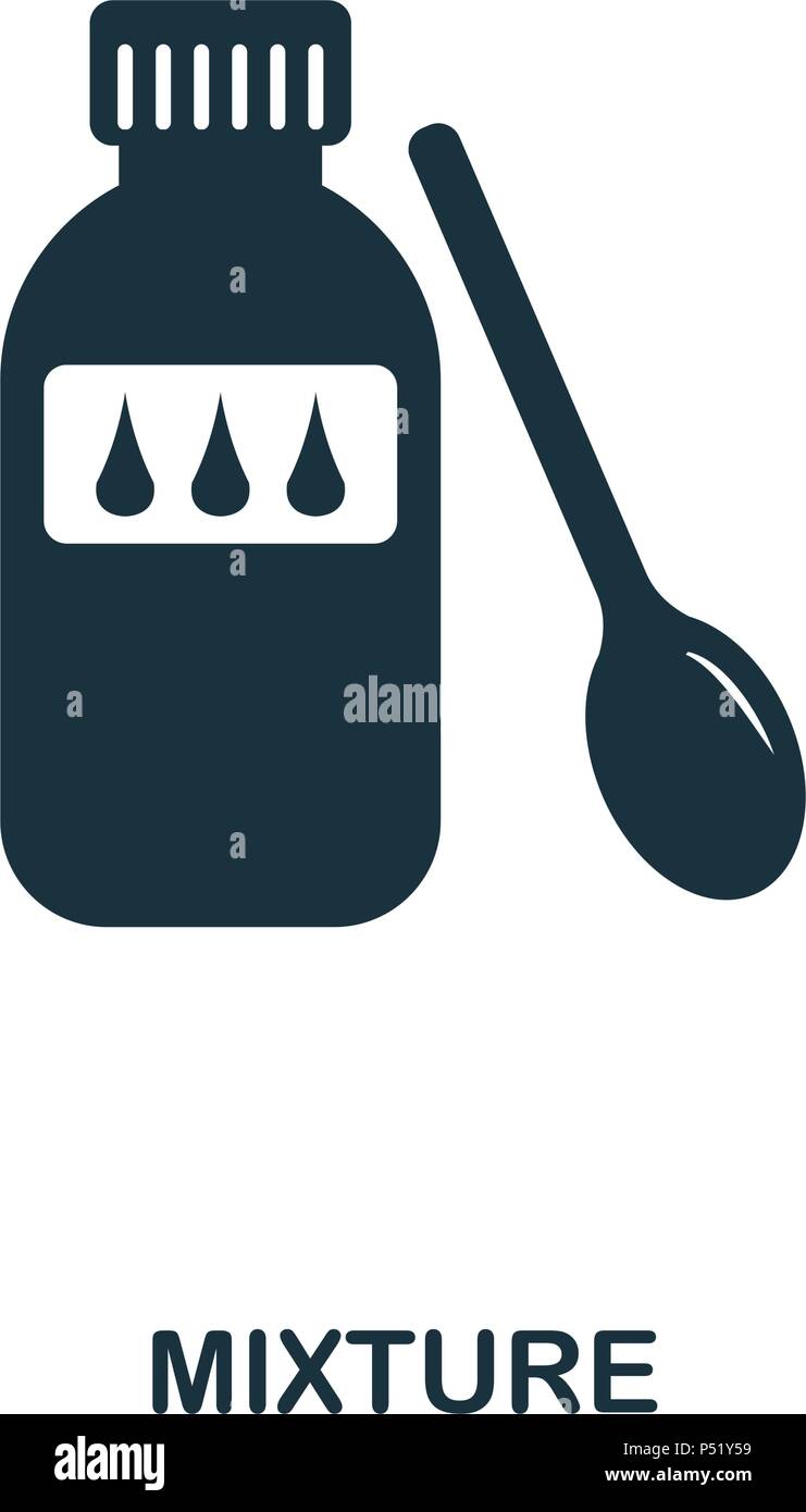 Mixture icon. Line style icon design. UI. Illustration of mixture icon ...