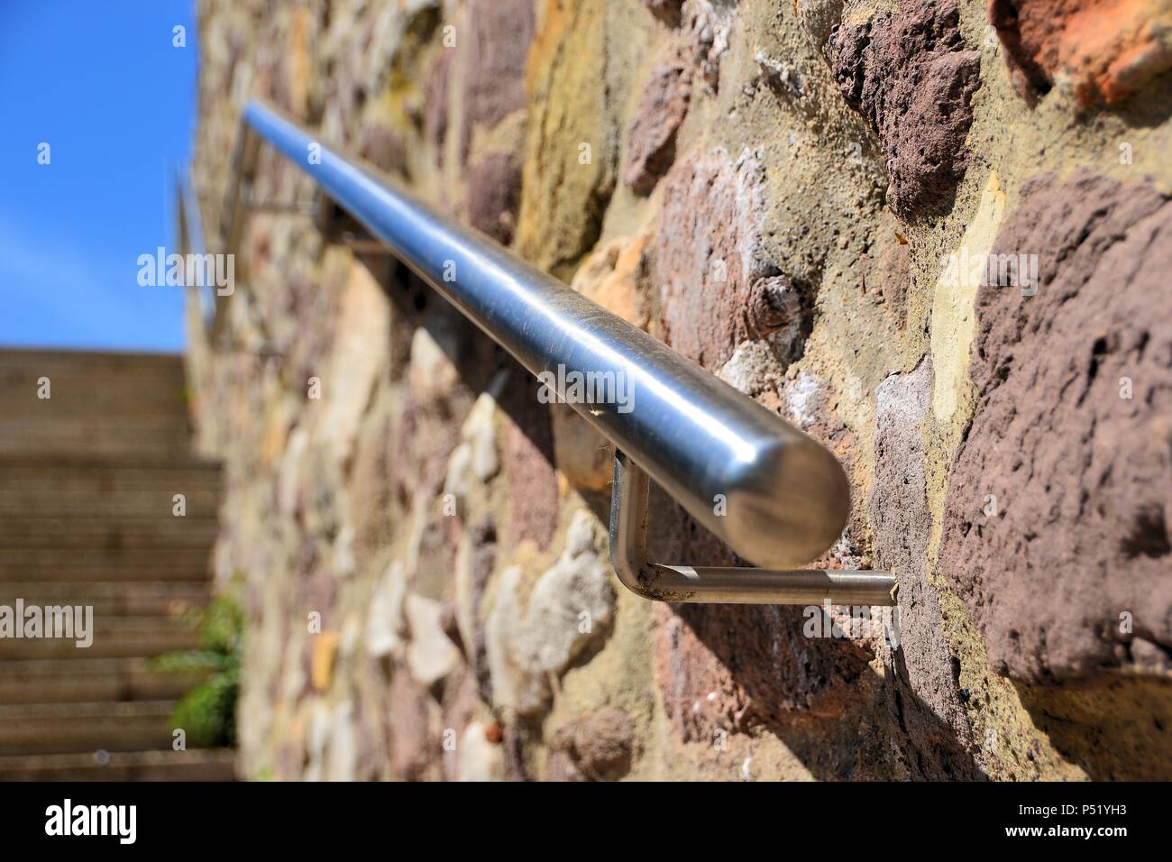 Stainless steel handrails hi-res stock photography and images - Alamy