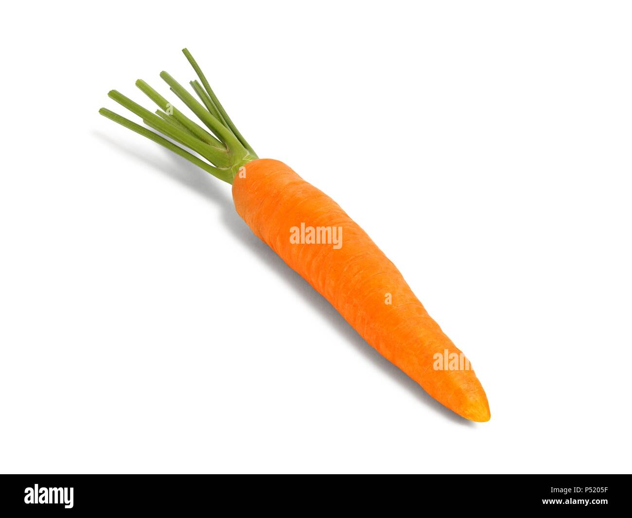Fresh red carrot isolated on white background Stock Photo - Alamy