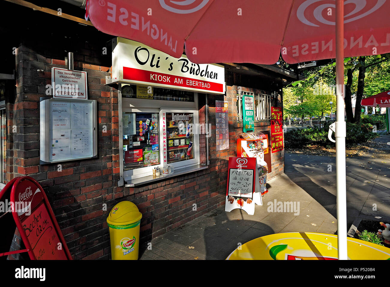 Germany, North Rhine-Westphalia kiosks in the Ruhr area Stock Photo - Alamy
