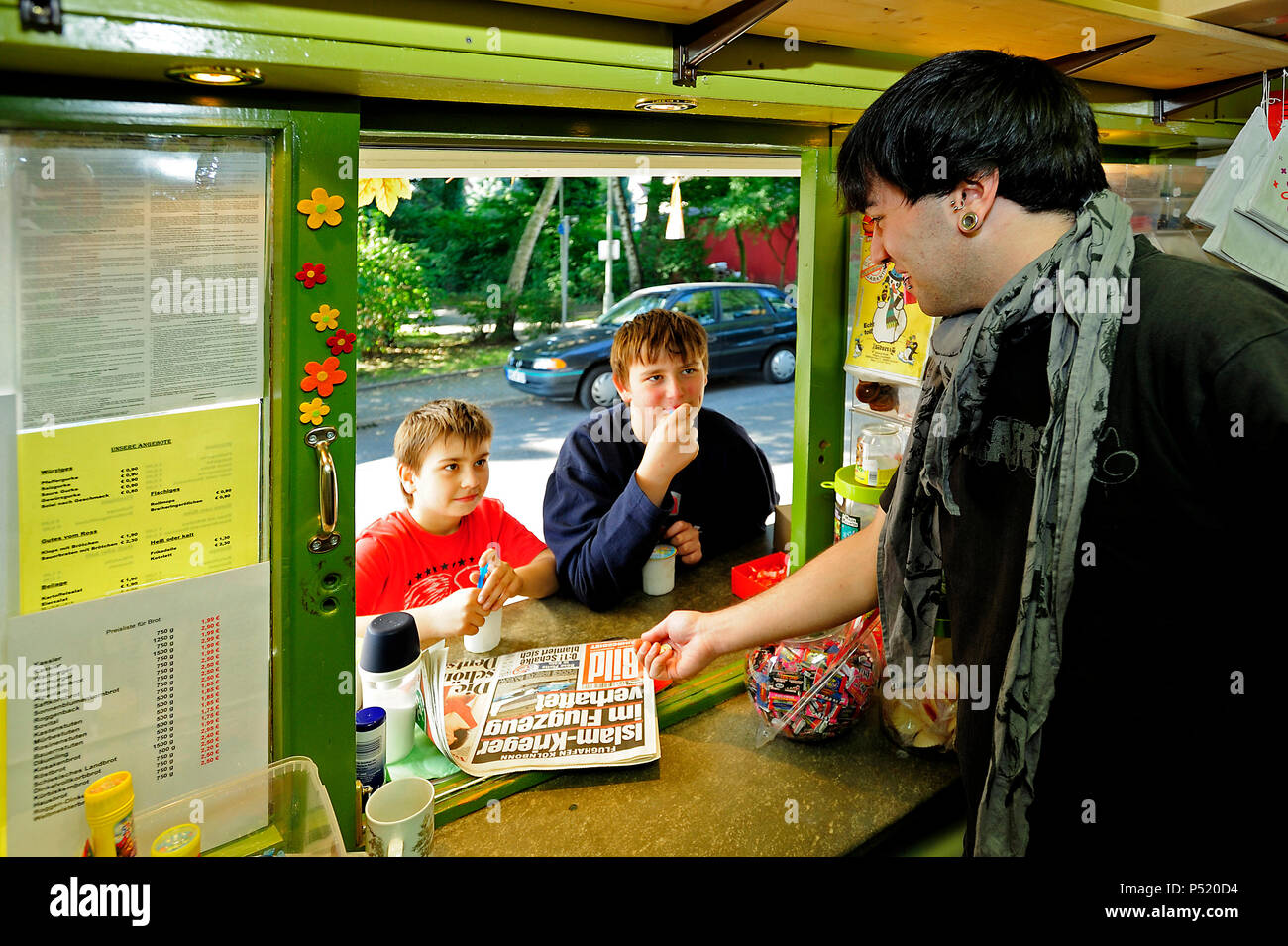 Germany, North Rhine-Westphalia kiosks in the Ruhr area Stock Photo - Alamy