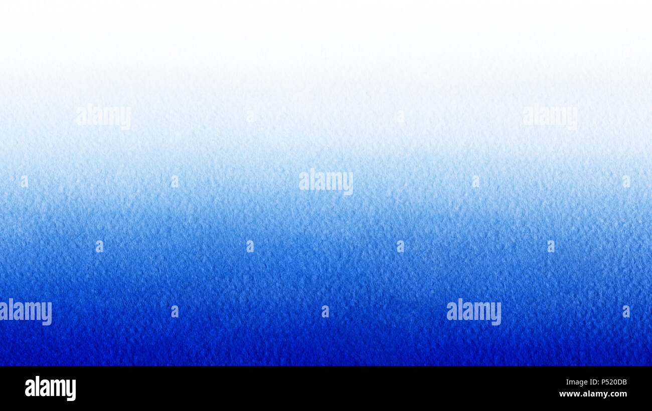 Watercolor blue gradient, like the sky or sea water Stock Photo - Alamy