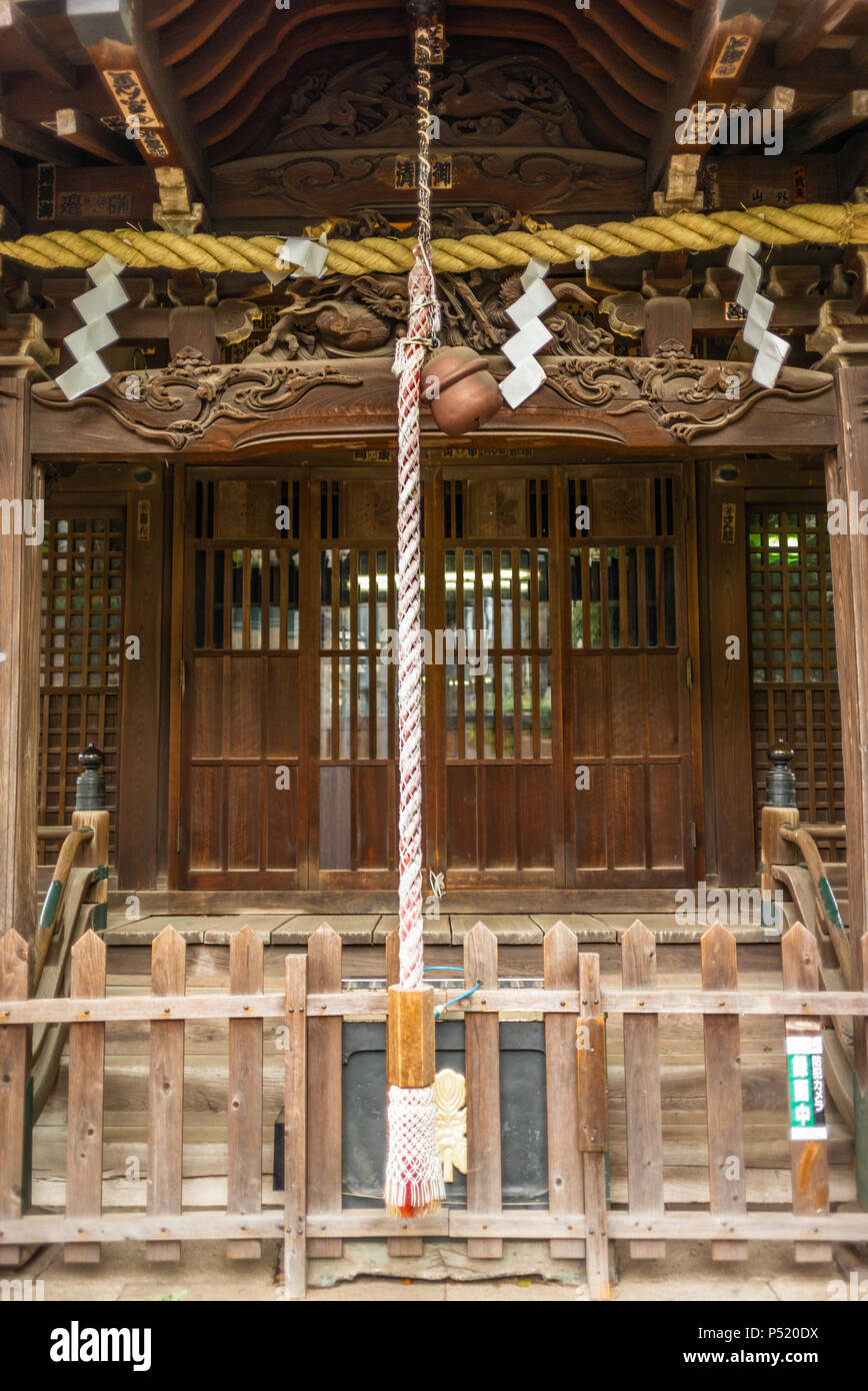 Details in a Shintoist shrine in Tokyo - 11 Stock Photo - Alamy