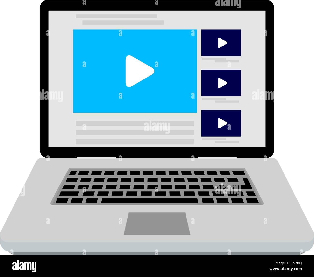 Broadcast interface Stock Vector Images - Alamy