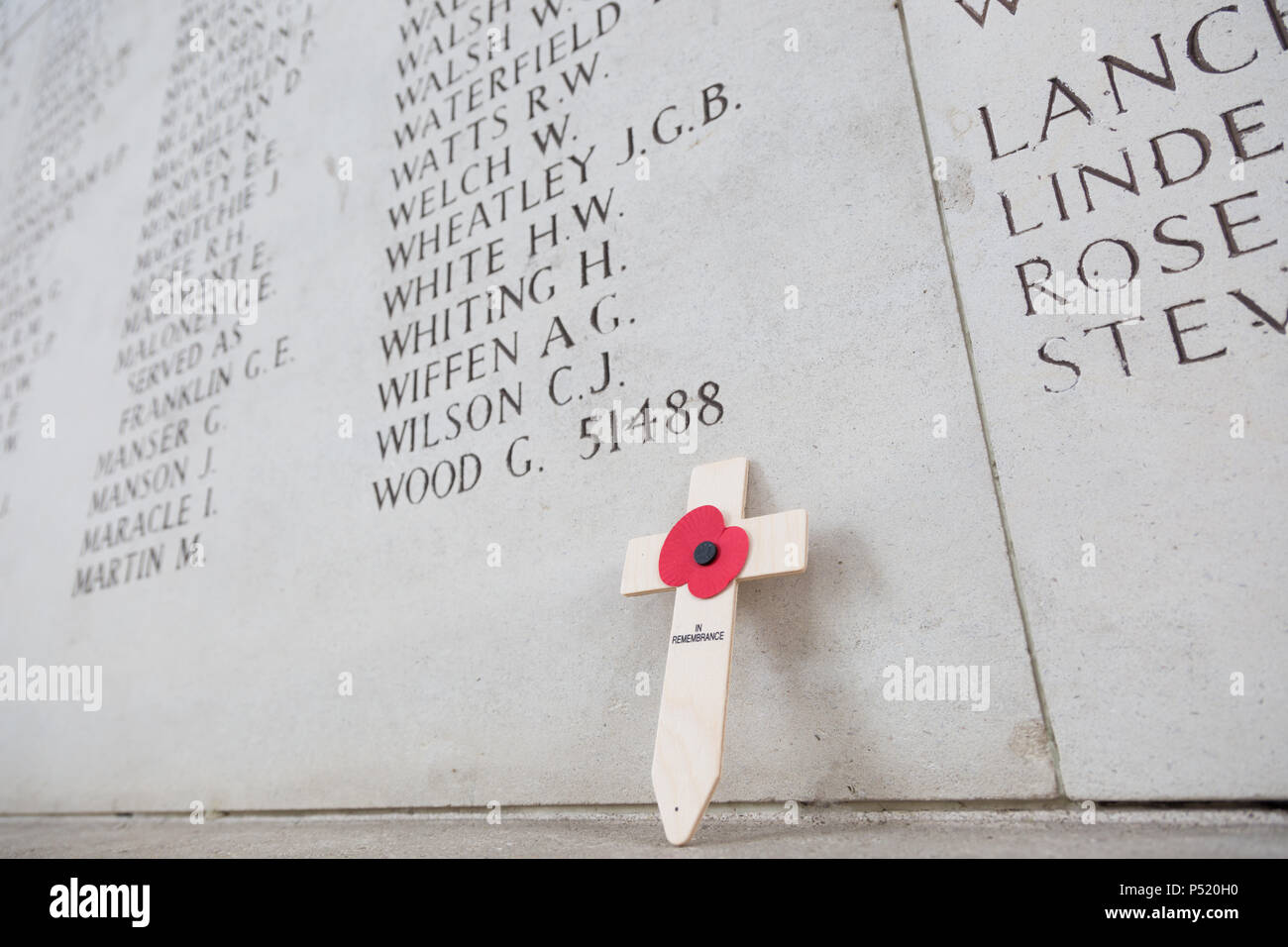Menin gate memorial remembrance hi-res stock photography and images - Alamy