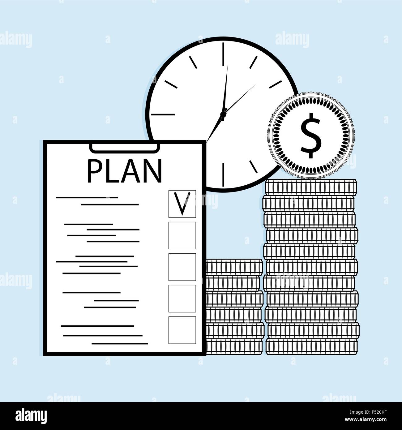 Wealth planning vector vectors hi-res stock photography and images - Alamy