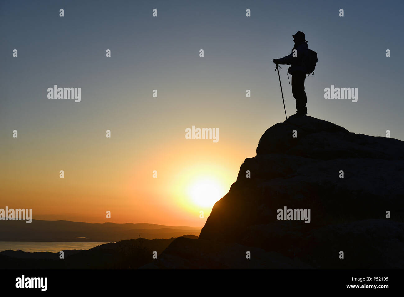 Summit climbers success hi-res stock photography and images - Alamy