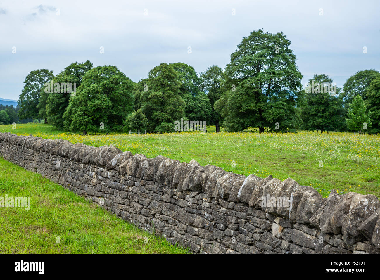 Authentic stone fence in the Jura Alps in Switzerland - 3 Stock Photo ...