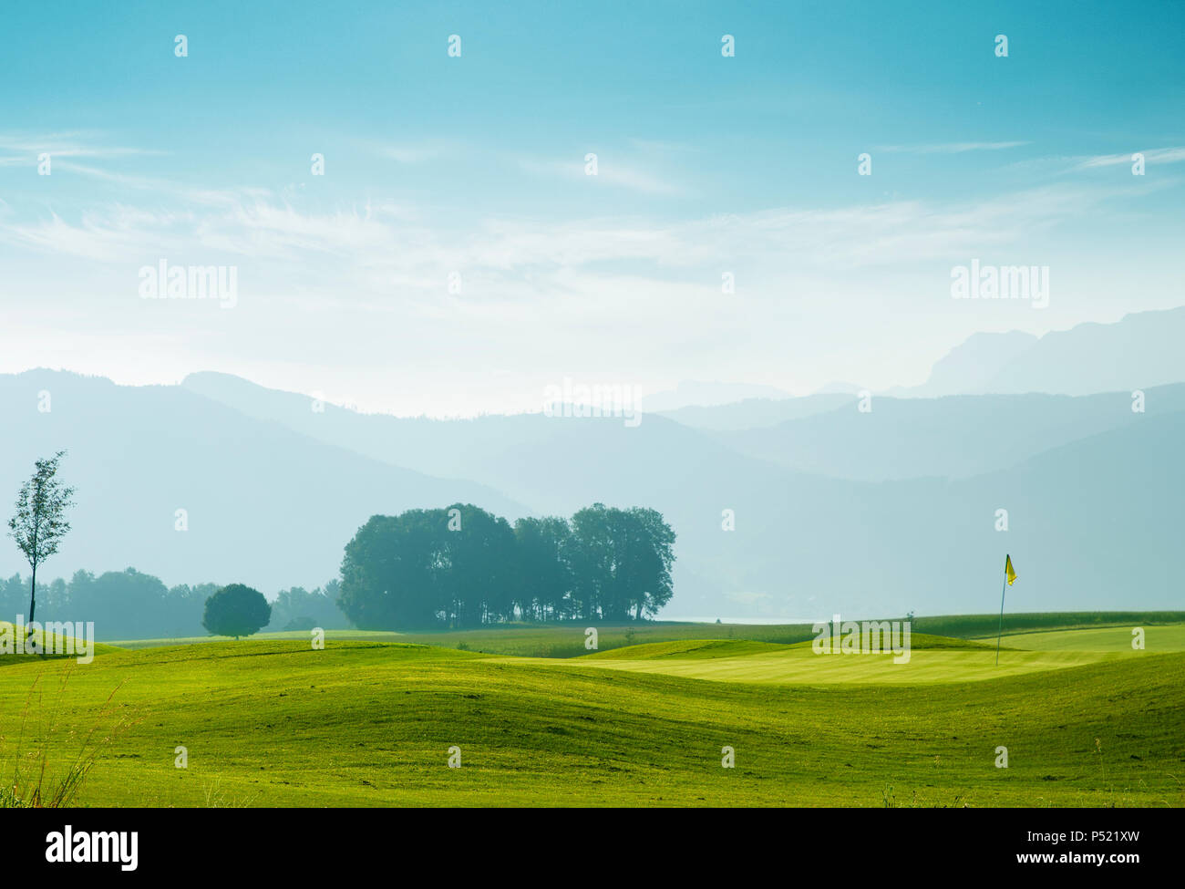 Panorama golf course hi-res stock photography and images - Alamy