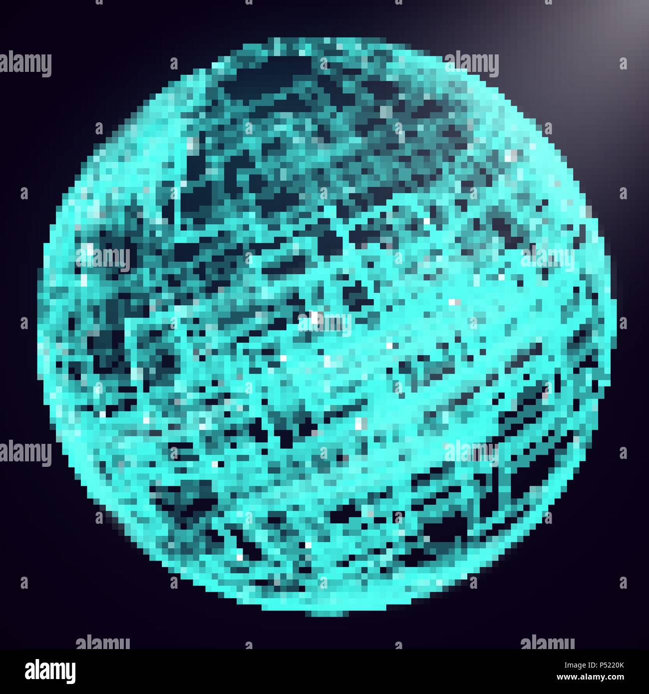Abstract vector graphics. Spherical object consists of line. Technical ...