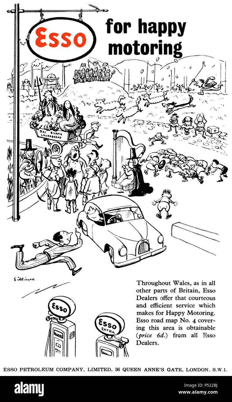 Esso advert hi-res stock photography and images - Alamy