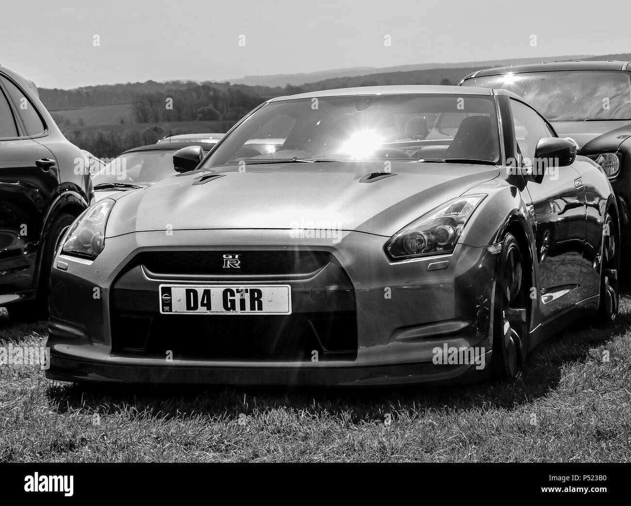 A Nissan GTR sports car Stock Photo - Alamy
