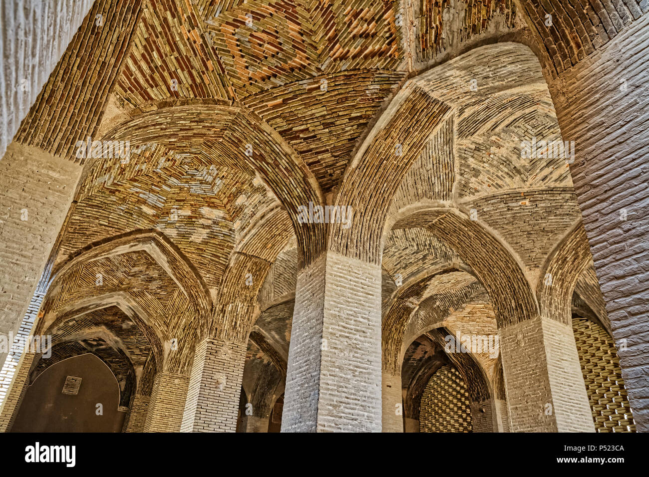 Isfahan Old Mosque interior Stock Photo - Alamy
