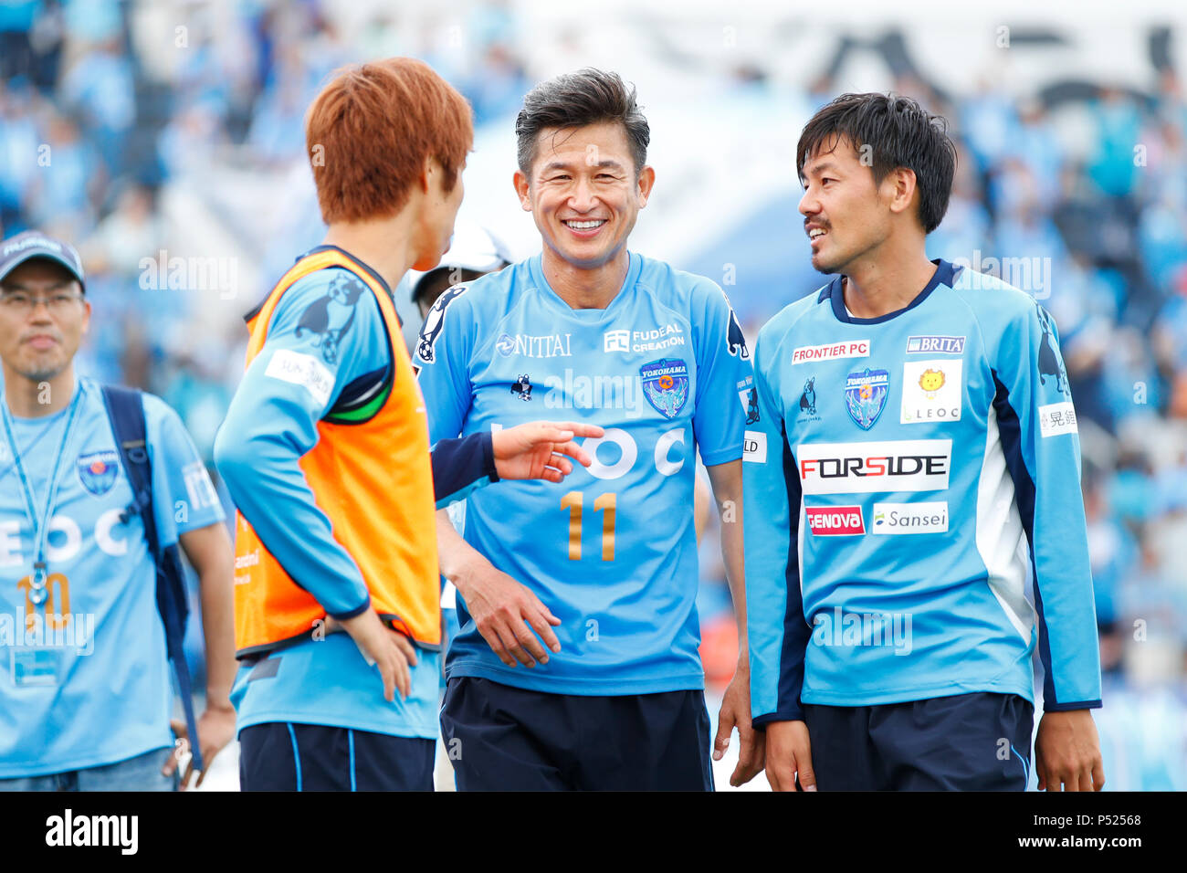 (L to R) Kazuyoshi Miura, Daisuke Matsui (Yokohama FC), JUNE 24, 2018 ...