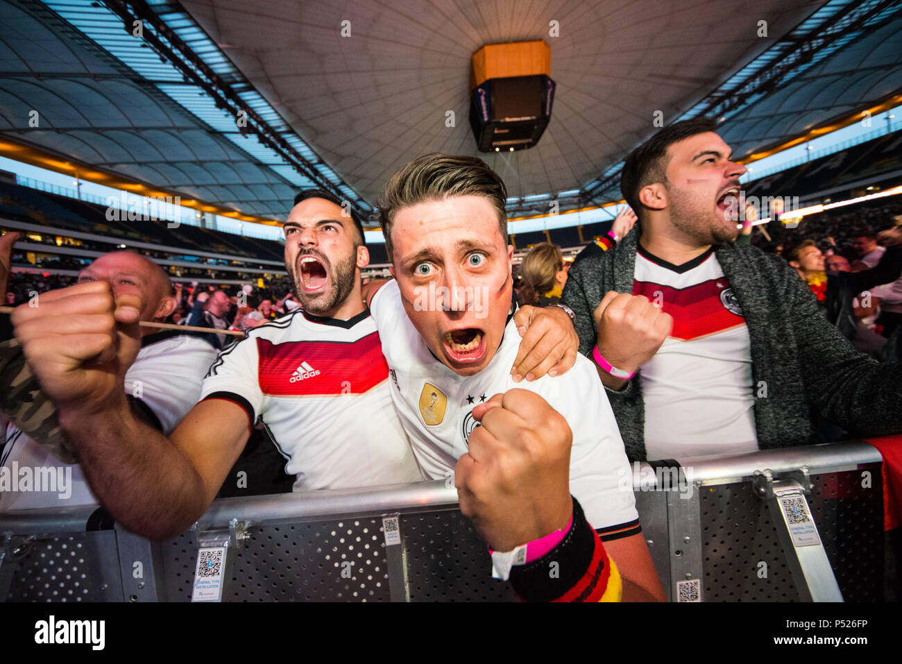 Cheering footbal team hi-res stock photography and images - Alamy