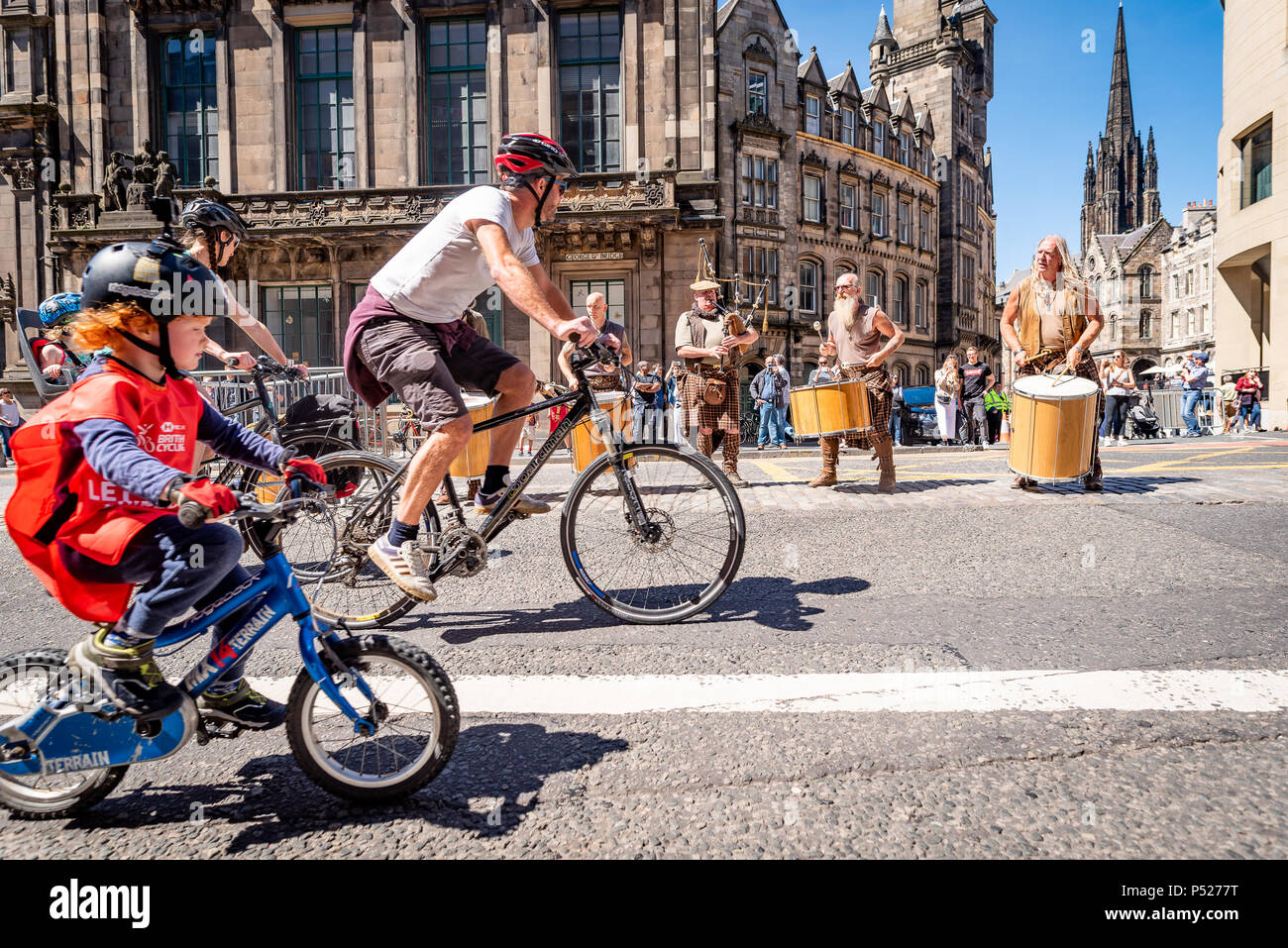 Edinburgh, Scotland. 24th June 2018. Participants at the HSBC UK Let’s ...