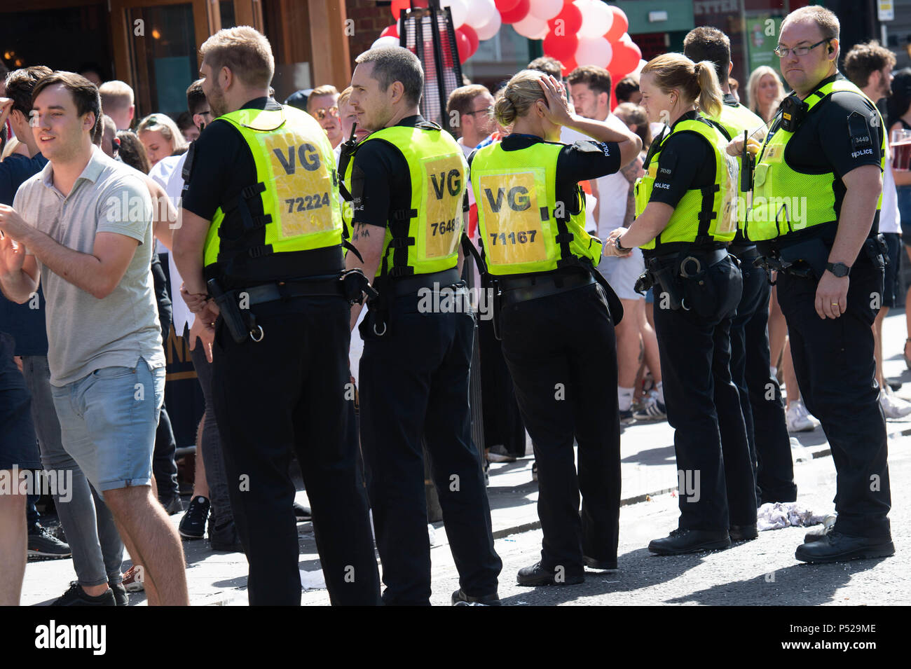Police officers uk world cup hi-res stock photography and images - Alamy