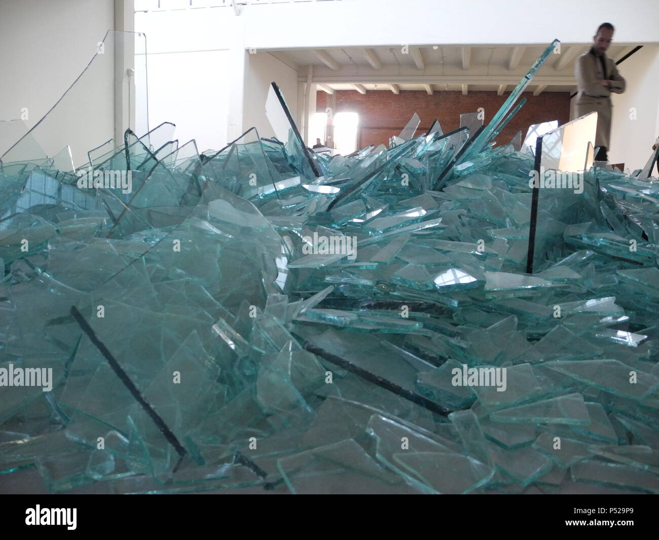 Beacon, USA. 30th Nov, 2017. The sculpture "Map of Broken Glass ...