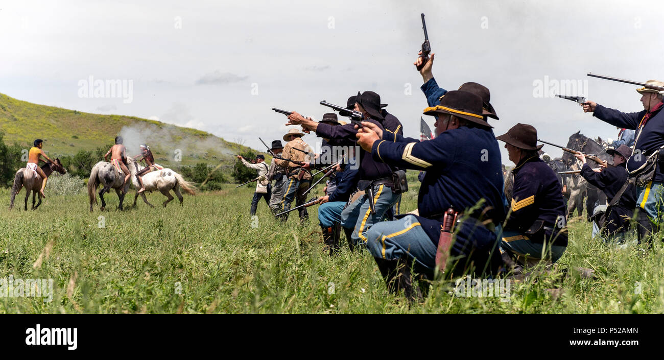 Little bighorn reenactment hi-res stock photography and images - Alamy