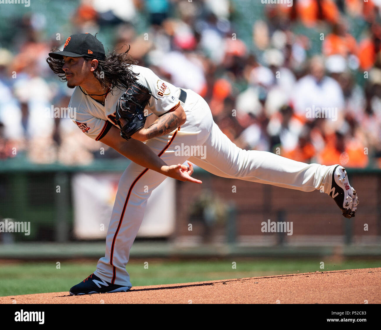 San Francisco, California, USA. 24th June, 2018. San Francisco Giants ...