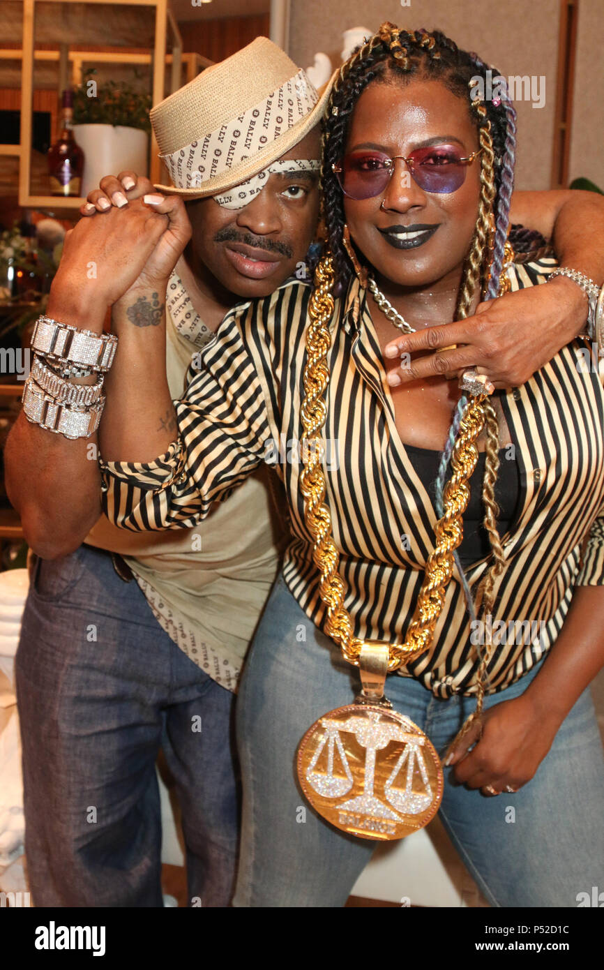 Beverly Hills, Ca. 23rd June, 2018. Slick Rick and Gangsta Boo at the ...