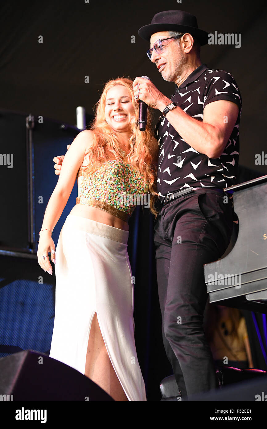 Pasadena, CA, USA. 23rd June, 2018. Guest Singer Haley Reinhart, former ...