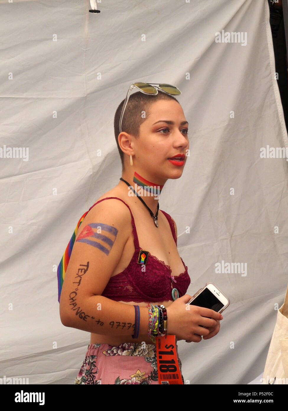 New York, New York, USA. 24th June, 2018. New York City Pride Parade ...