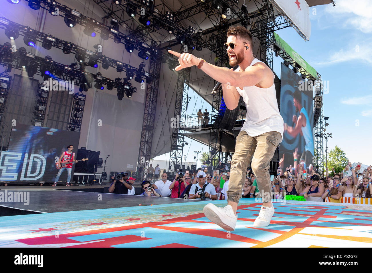 Chicago, Illinois, USA. 24th June, 2018. DYLAN SCOTT during Country ...
