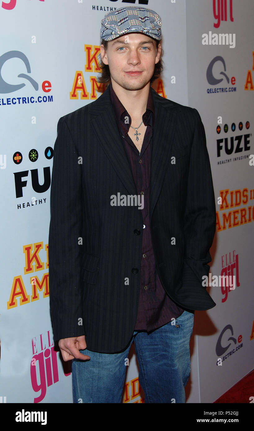 Gregory Smith arriving at the Kids In America Premiere at the Egyptian ...