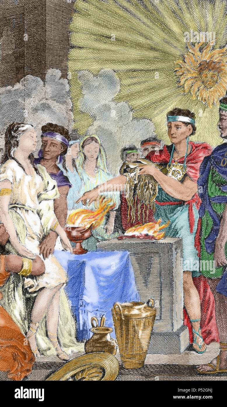 Ancient peru pre inca engraving hi-res stock photography and images - Alamy