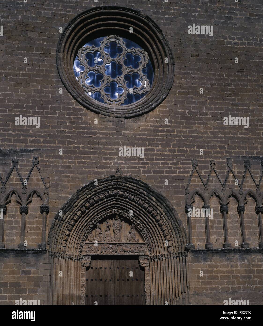 ARTE GOTICO. ESPAÑA. S. XIII-XIV. IGLESIA DE SAN SATURNINO. Detalle de ...