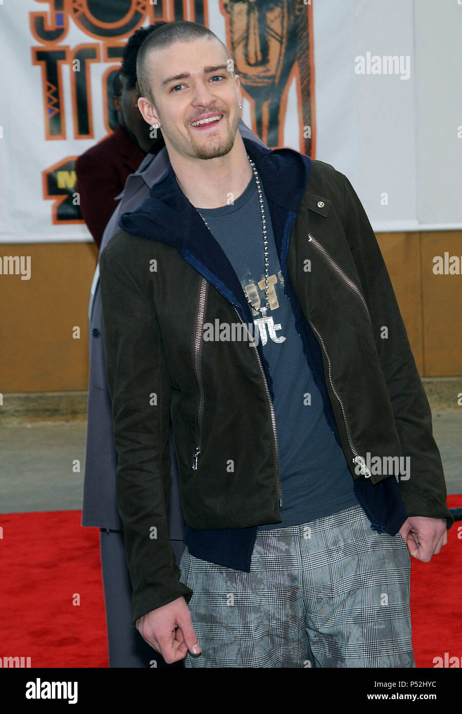 Justin Timberlake arriving at the 17th Annual Soul Train Music Awards ...
