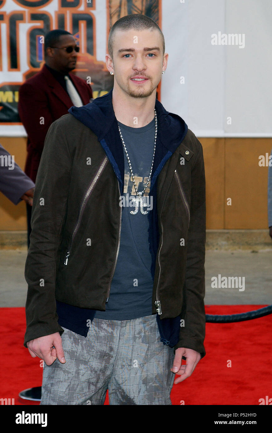 Justin Timberlake arriving at the 17th Annual Soul Train Music Awards ...