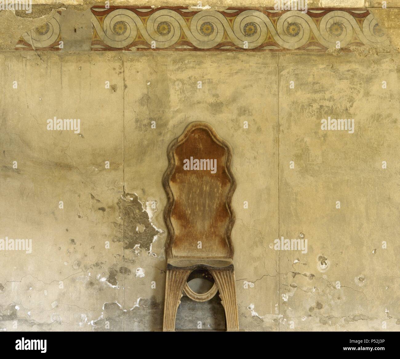 ARTE MICENICO. CRETA. PALACIO DE KNOSSOS (1700-1450 a. C.). Detalle de ...